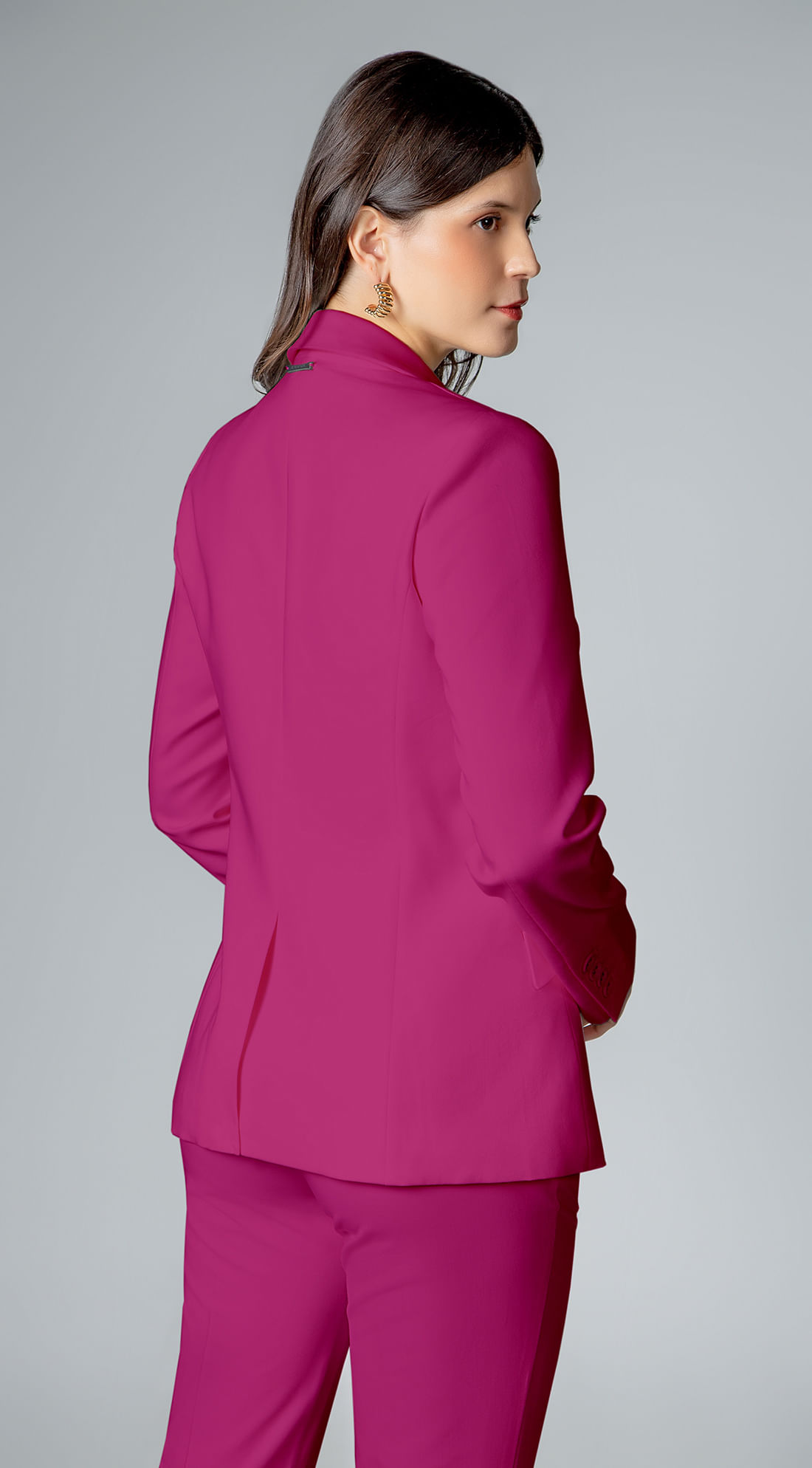 Blazer Maria.Valentina Com Lapela Rosa - Maria.Valentina